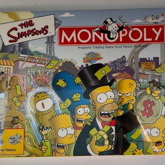 Hasbro | Games | Vintage Monopoly The Simpsons Edition Usaopoly Has Bro ...